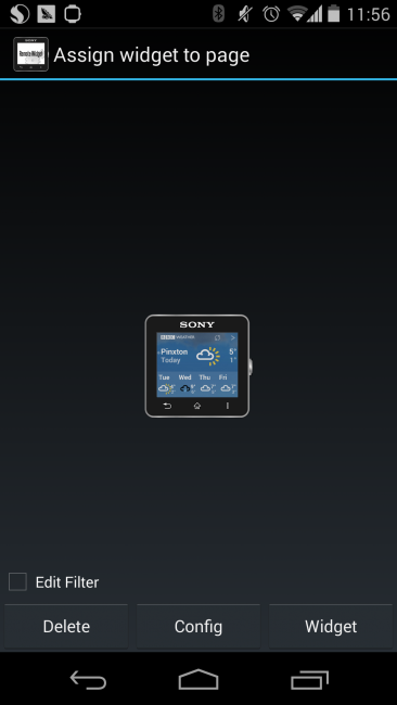 Remote Widget, l'app che porta qualsiasi widget sul Sony SmartWatch 2