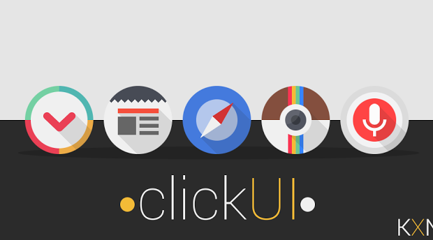 Click UI, il tema che unisce il Design Flat alle ombre