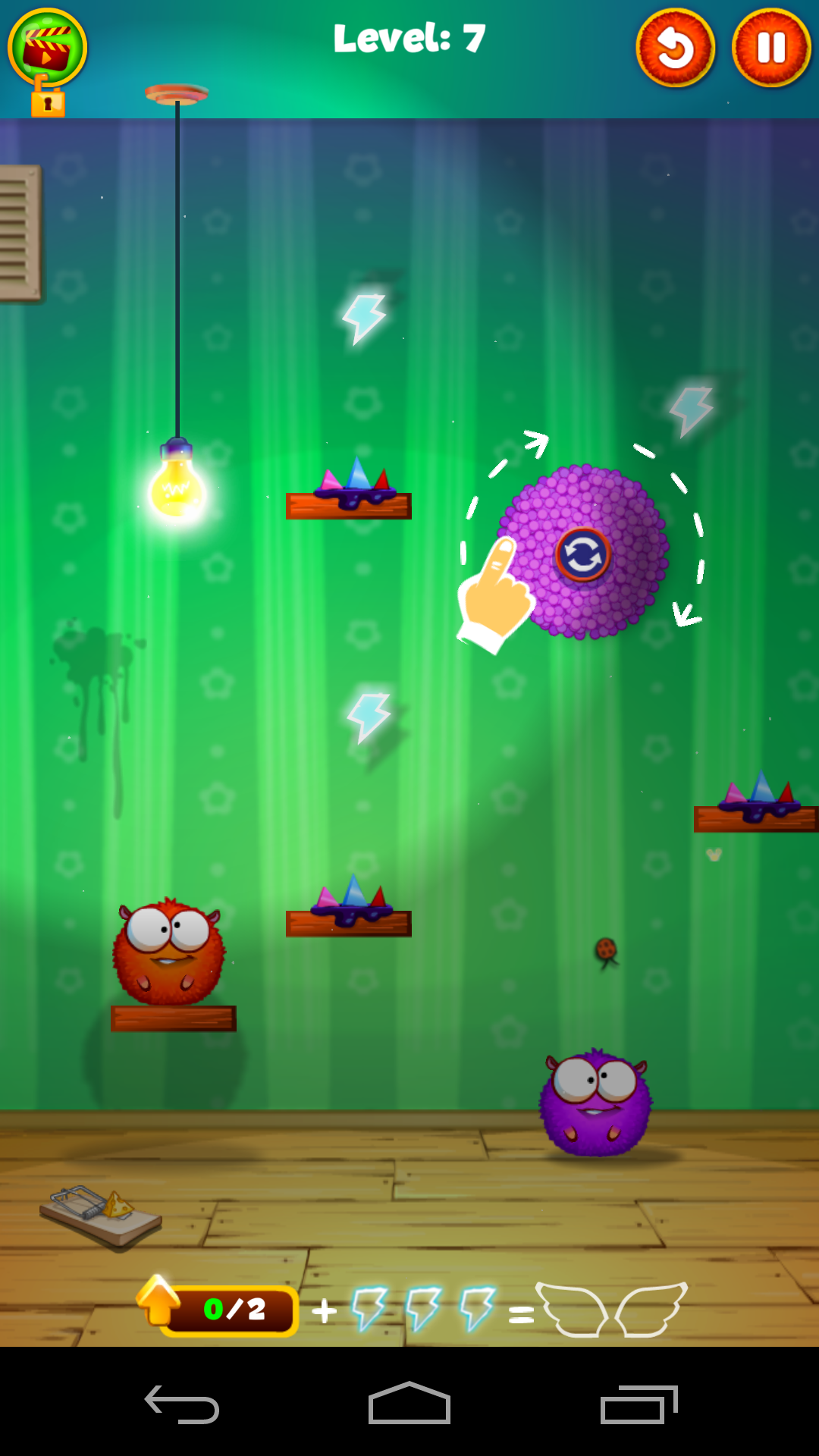 Lightomania, un gioco cooperativo che ricorda Cut the Rope