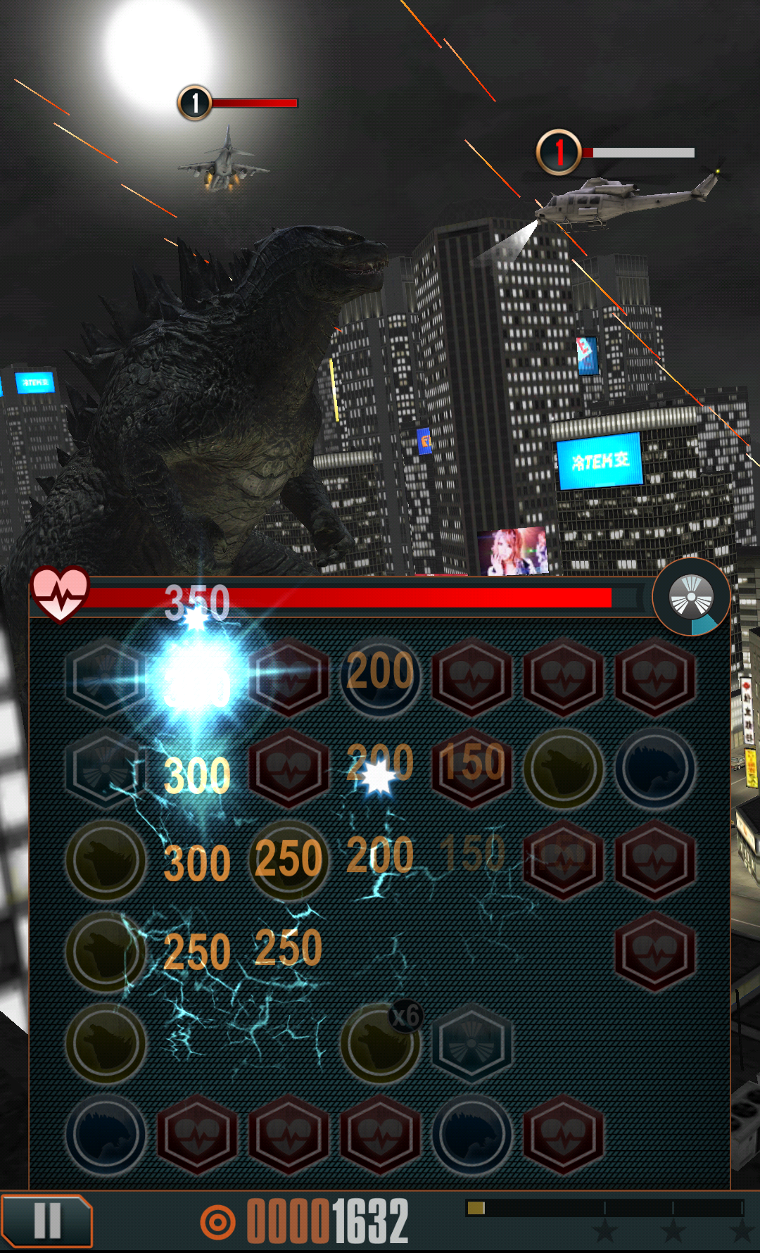 Godzilla - Smash3: il mostro giapponese in un match3 per Android