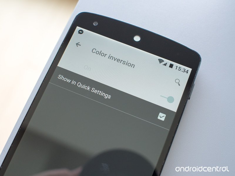 Android L offre 6 modalità di colore del display per utenti daltonici e ...