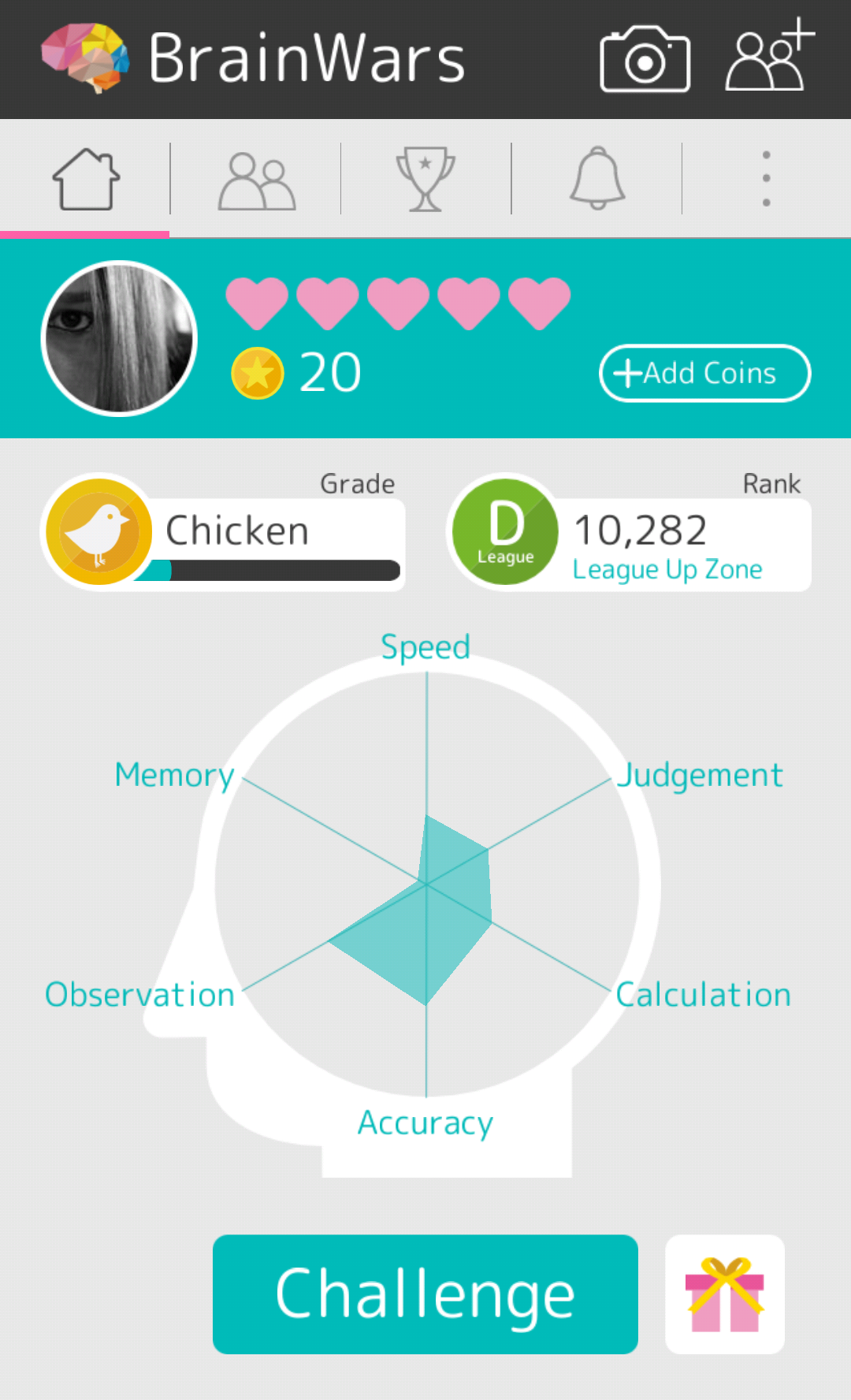 Brain Wars: sfide all'ultimo neurone contro amici e sconosciuti