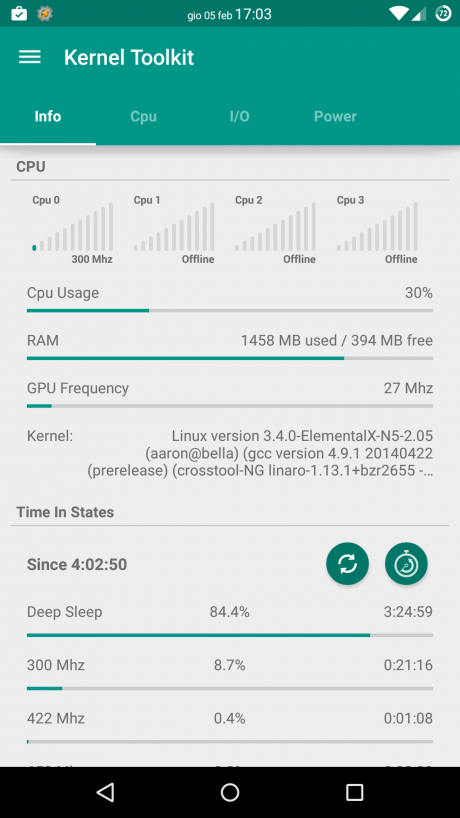 Kernel Toolkit, il controllo del kernel in Material Design