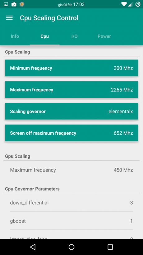 Kernel Toolkit, il controllo del kernel in Material Design
