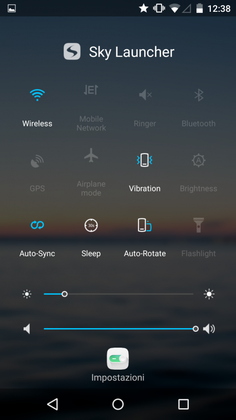 Sky Launcher, un launcher alternativo con temi e funzioni interessanti