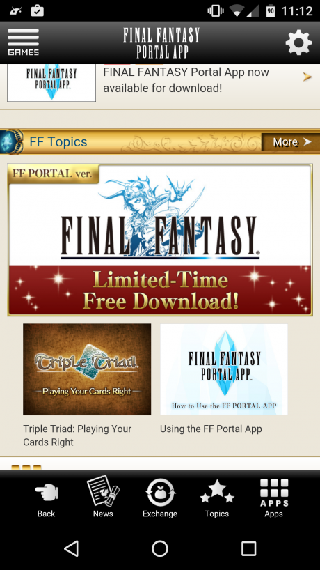 Final Fantasy Portal App ci regala il primo capitolo della saga