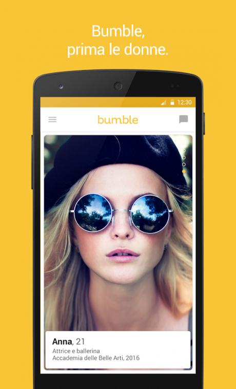 Saranno le donne a dover rompere il ghiaccio in Bumble