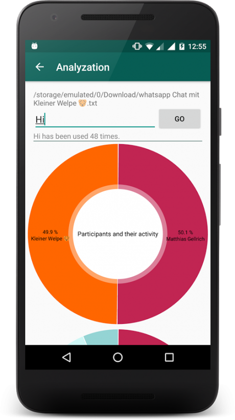 Analyzer for WhatsApp mostra le statistiche di utilizzo di WhatsApp