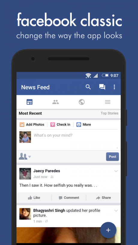 Swipe for Facebook è un'interessante alternativa in Material Design all ...
