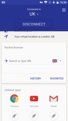 Rocket VPN introduce Rocket Browser e altre novità