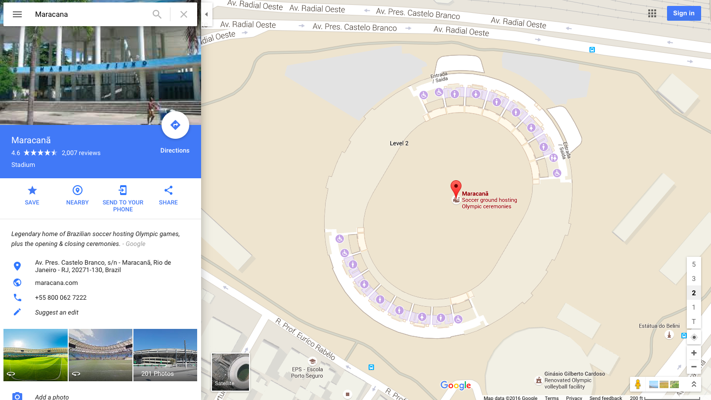 Google Maps si aggiorna con le mappe degli stadi e dei campi da gioco ...