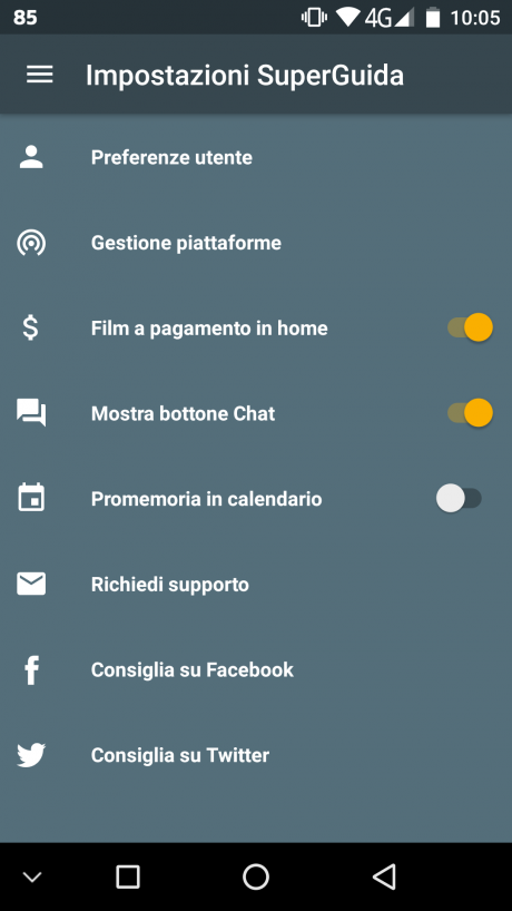 Super Guida TV, non solo una guida dei programmi televisivi