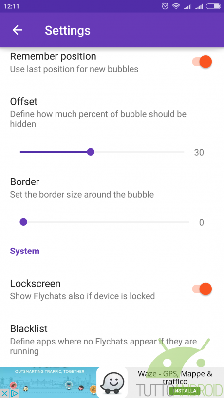 Chattate da qualsiasi schermata dello smartphone con Flychat