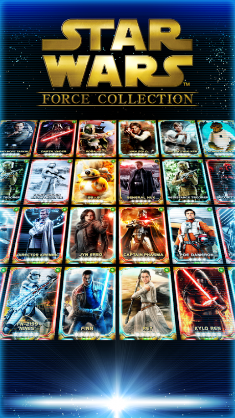 Star Wars: Force Collection, un gioco di carte collezionabili con oltre ...