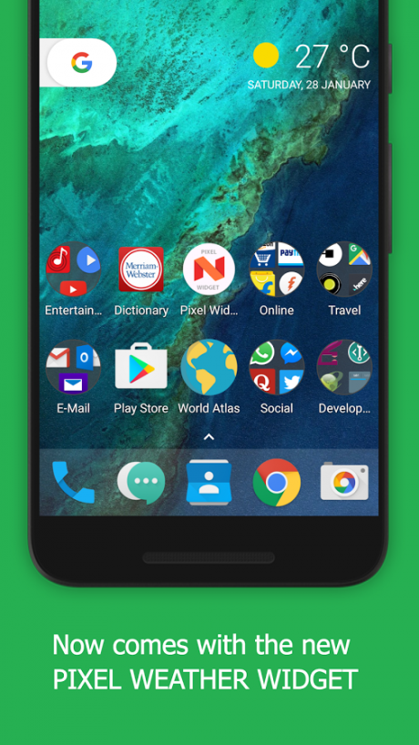 Pixel Widget porta il widget del Google Pixel Launcher nella vostra home