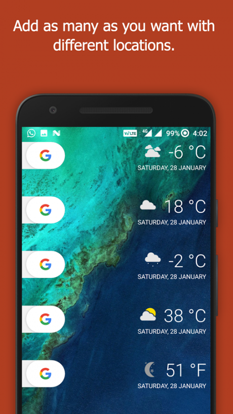 Pixel Widget porta il widget del Google Pixel Launcher nella vostra home
