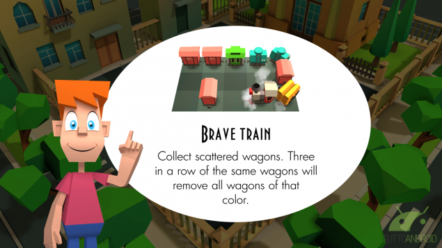 Raccogliete i vagoni dispersi in Brave Train