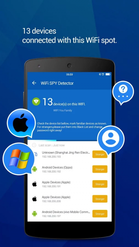 Reti wireless sotto controllo con WiFi Spy Detector