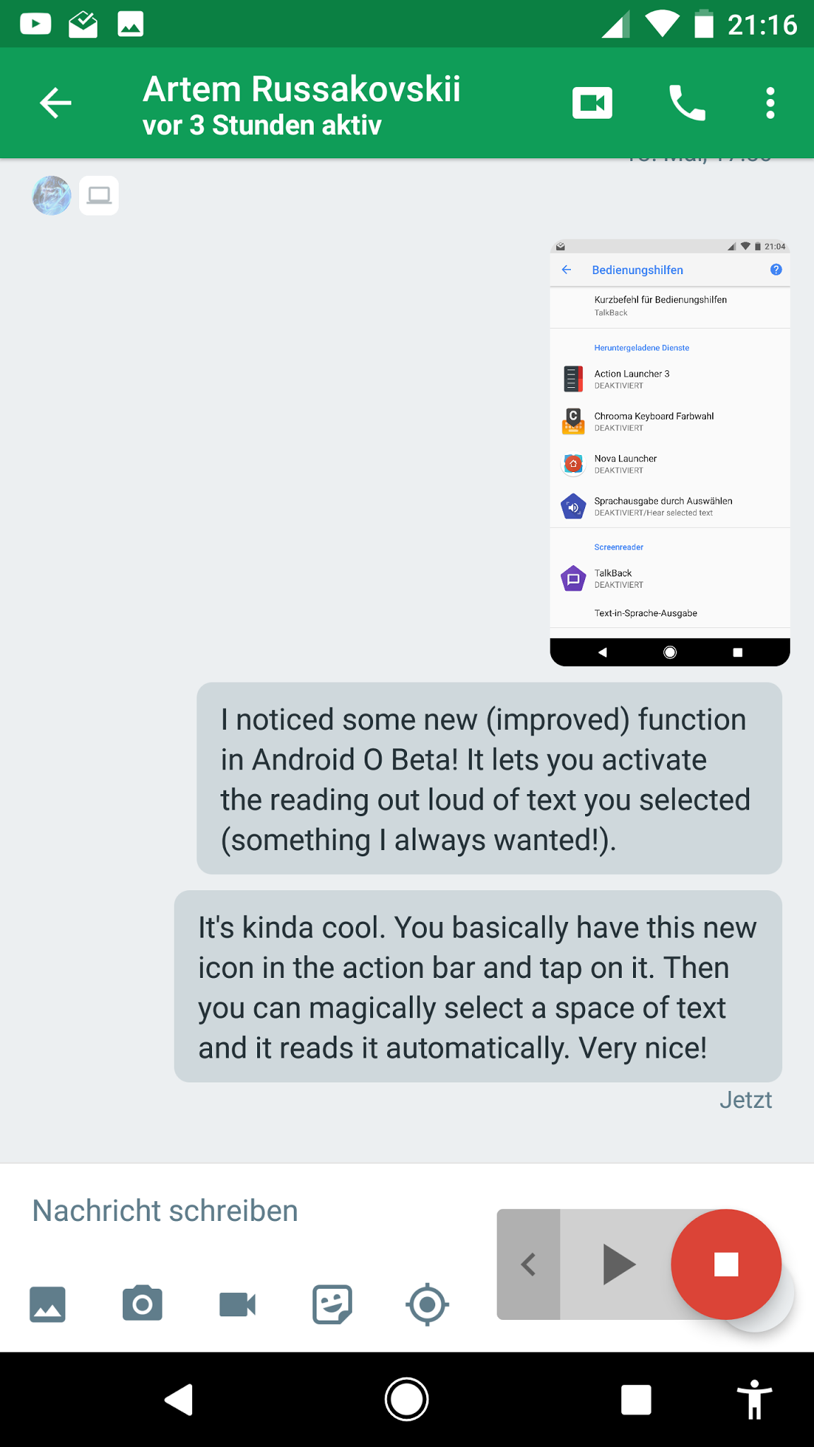 Google TalkBack permette di leggere testo ad alta voce su Android con ...