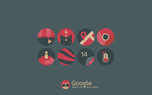 Sagon Circle Icon Pack offre 3500 icone vettoriali a tema circolare