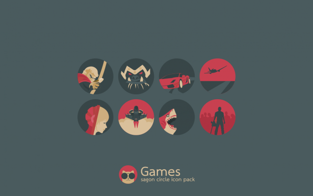 Sagon Circle Icon Pack offre 3500 icone vettoriali a tema circolare