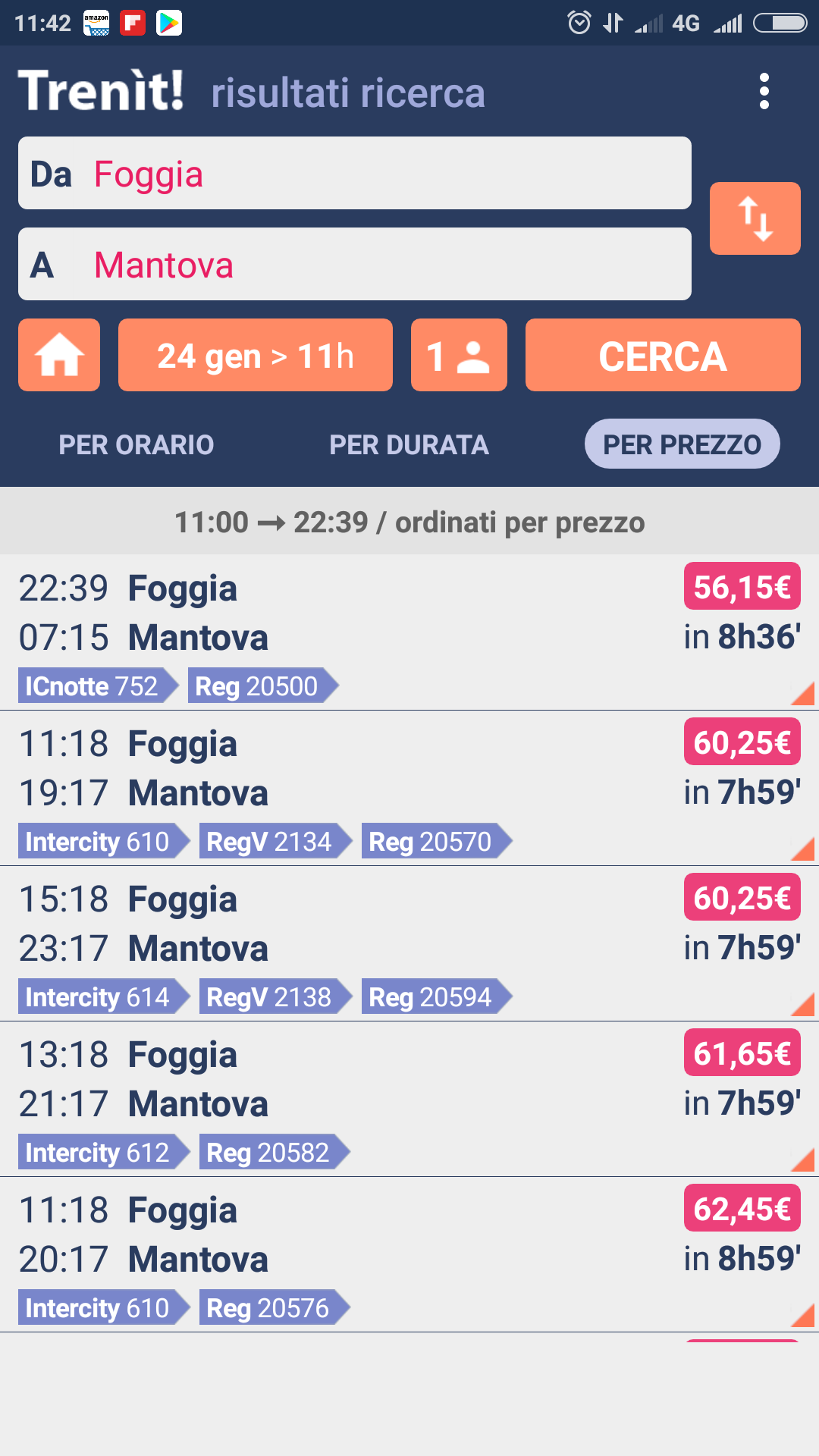 Trenìt! è un'app semplice, veloce e completa per viaggiare in treno