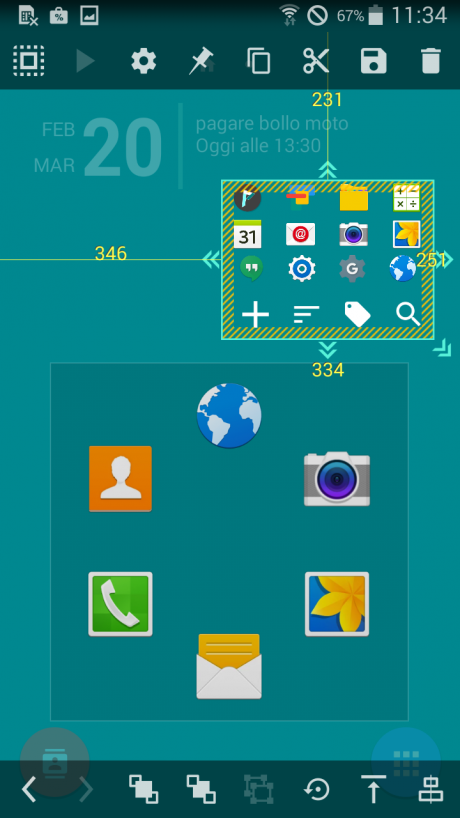 Total Launcher permette una personalizzazione avanzata dell'interfaccia ...