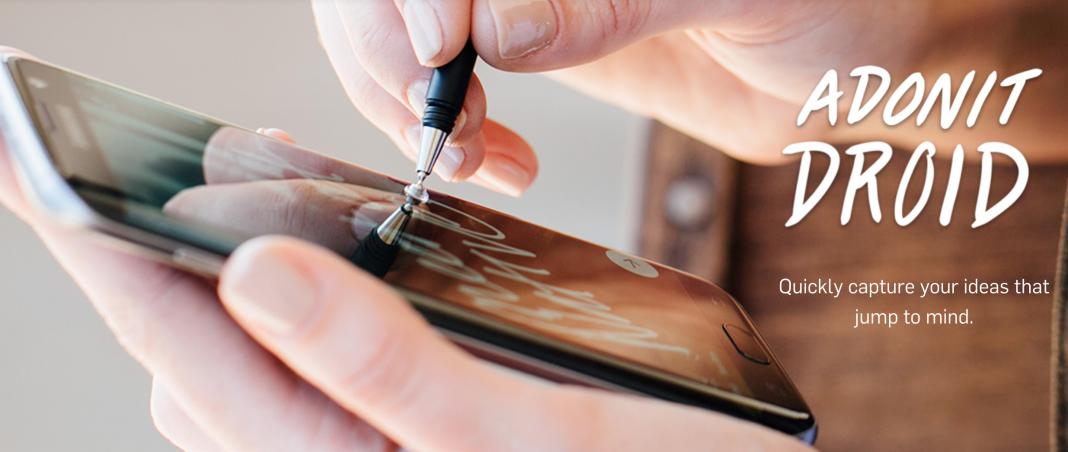 Adonit Droid è una penna a disco ultra portatile perfetta per aumentare la produttività