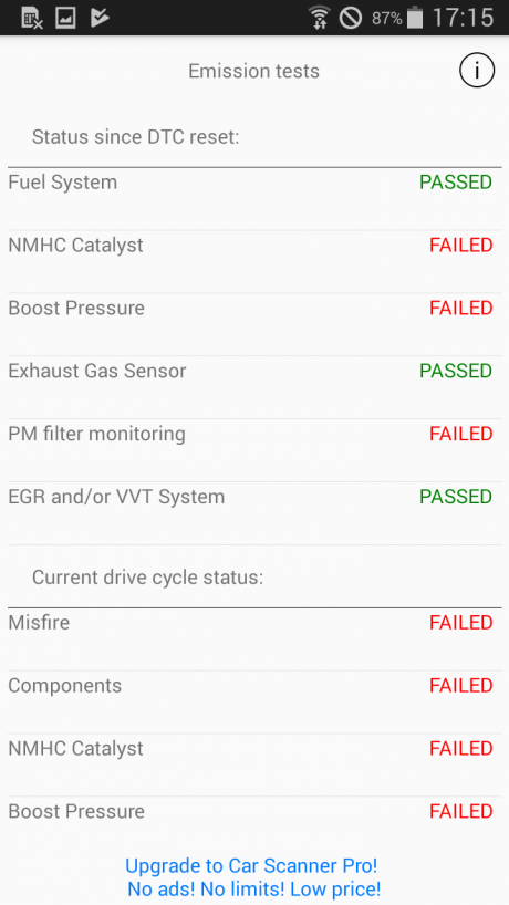 L'app Car Scanner permette di effettuare le diagnosi dei veicoli