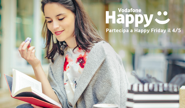 Vodafone Happy Friday regala due buoni acquisto per i Mondadori Store