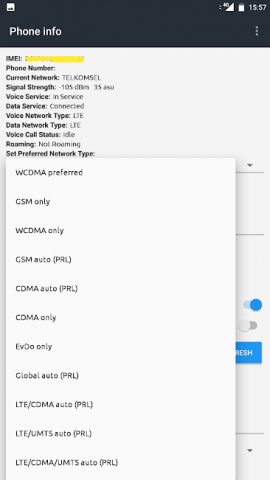 4G LTE Switcher permette di scegliere la modalità di connessione mobile ...