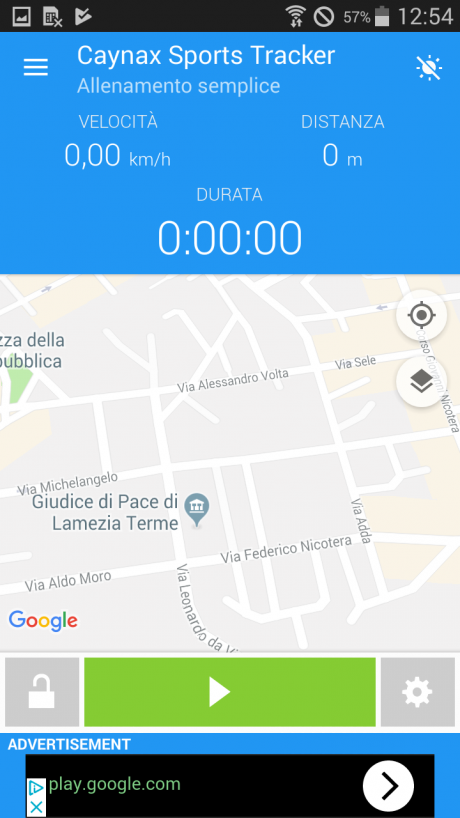 L'app GPS Sports Tracker permette di tracciare gli allenamenti nello ...