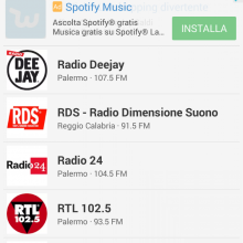 L'app Radio Italia FM permette di ascoltare le radio italiane in streaming con ricerca per ...