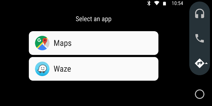 Waze funziona su Android Auto direttamente sullo smartphone
