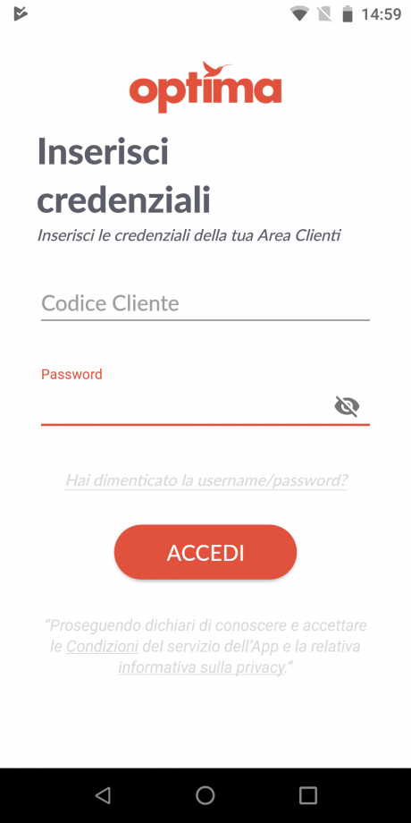 MyOptima permette di gestire le utenze Optima e ottenere supporto in un ...