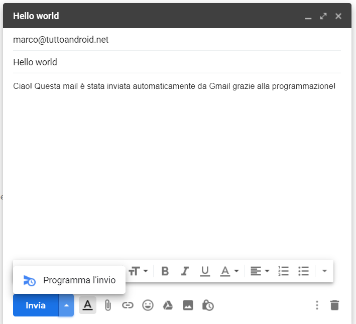 Ora è possibile programmare le email su Gmail: ecco come fare