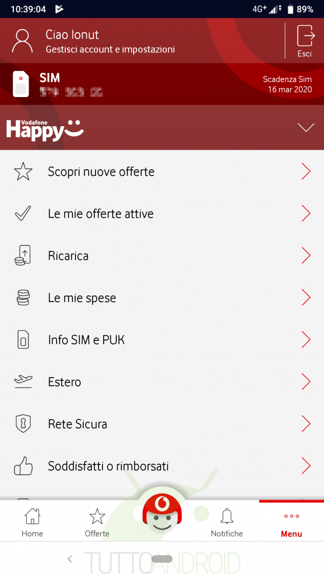 L'app MyVodafone si aggiorna con una nuova interfaccia: ecco com'è ...