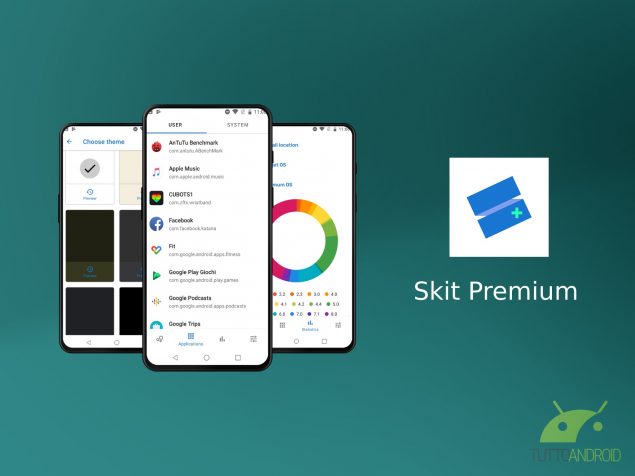Skit Premium è un gestore di app che fornisce numerosi dettagli su ...
