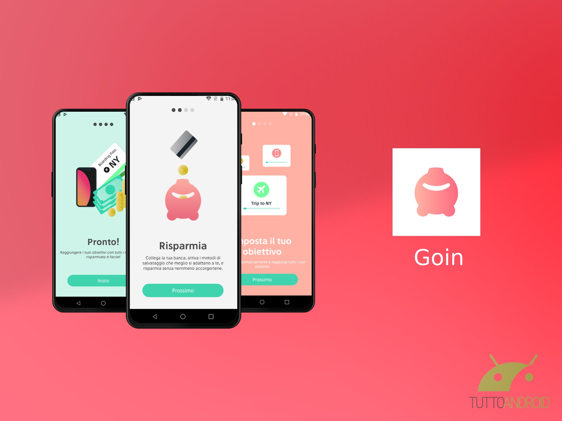 L'app Goin permette di risparmiare denaro e investirlo con rischio ...