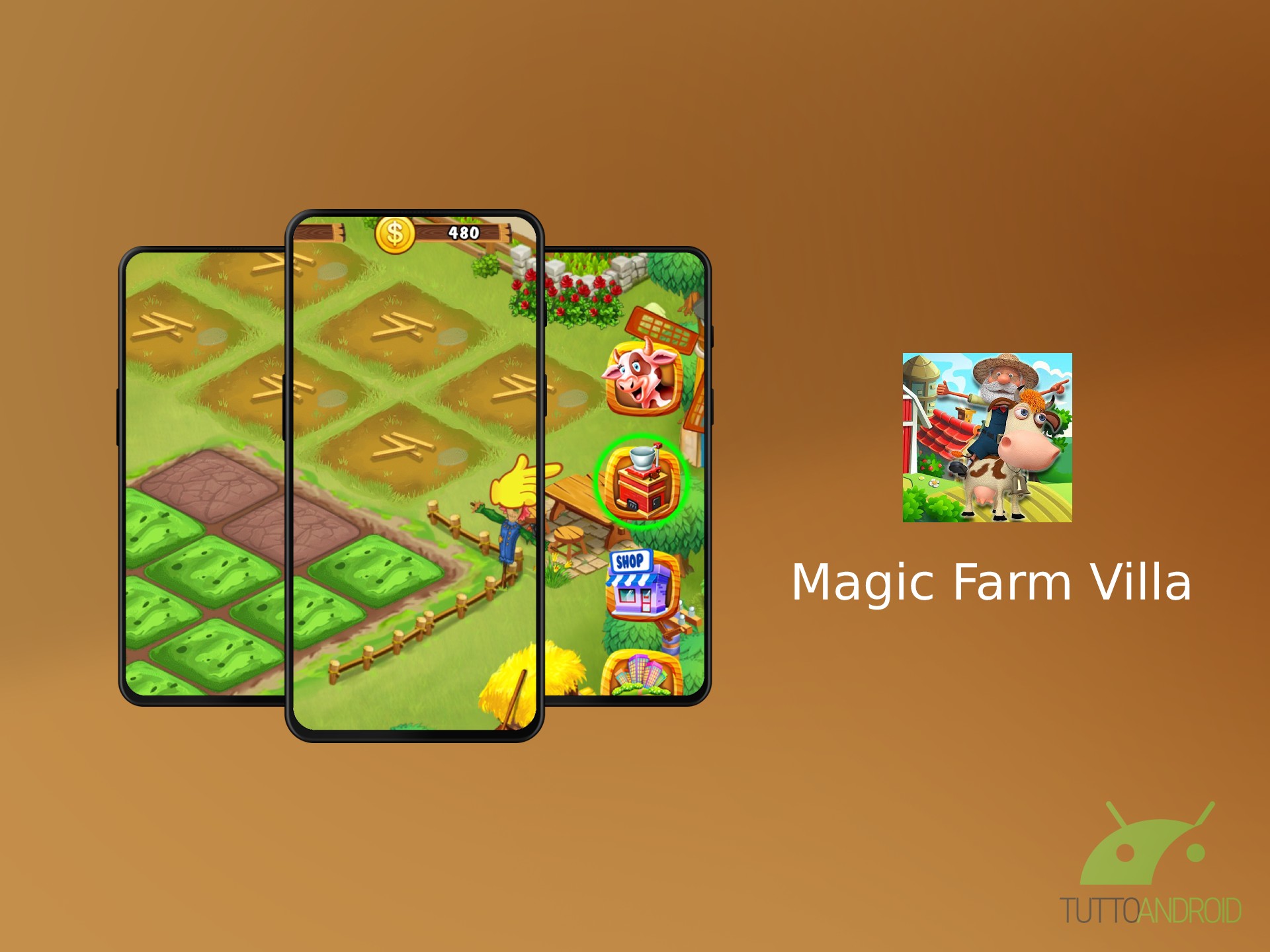 Magic Farm Villa è una simulazione rurale in stile FarmVille