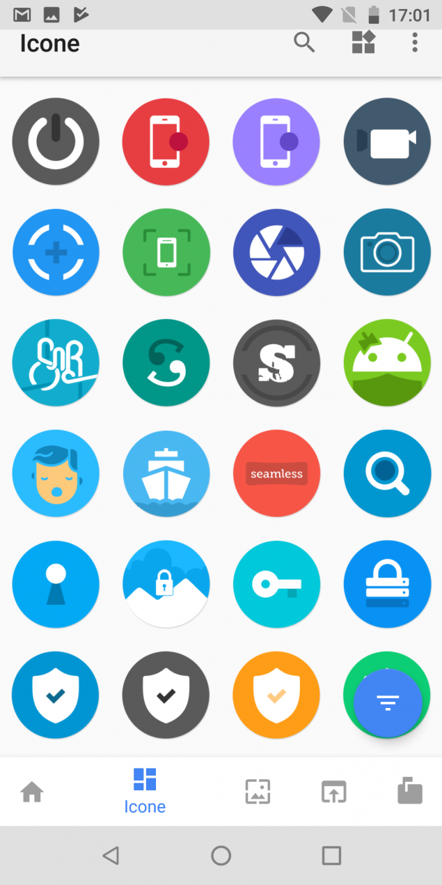 OneUI Circle Icon Pack mette a disposizione oltre 5200 icone a tema ...