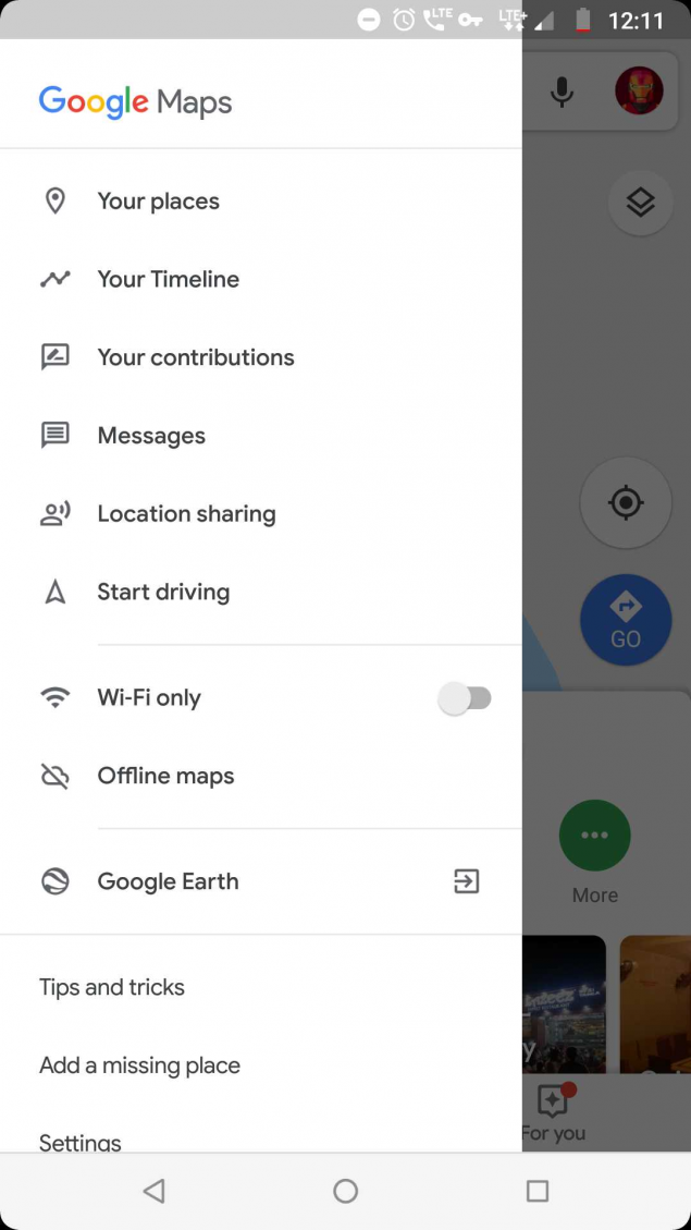 Google Maps aggiorna la gestione dell'account, rimuovendo l'immagine di ...