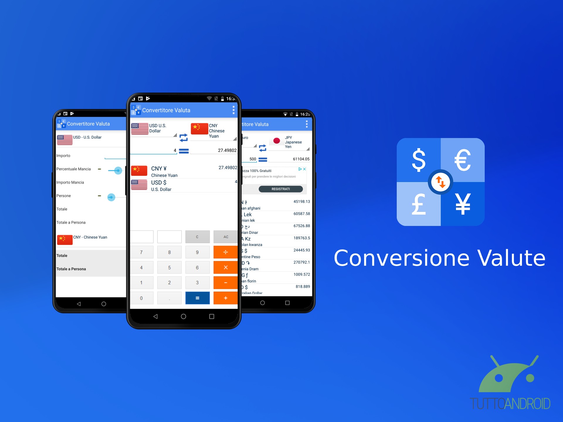 L'app Conversione valute è uno strumento utilizzabile offline che ...