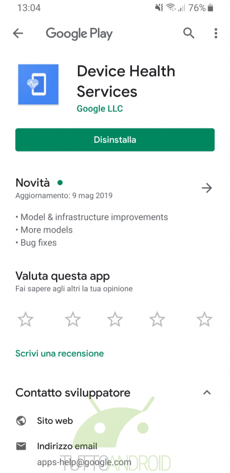 I Device Health Services di Google sono ora integrati in (quasi) tutti ...