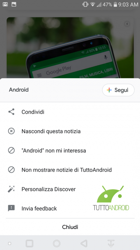 Google Discover: che cos'è, come funziona e contenuti - TuttoAndroid