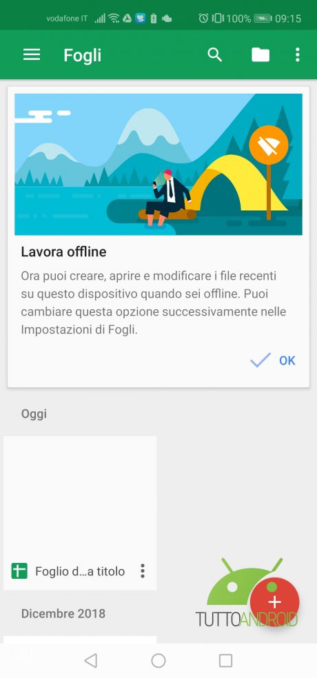 Google Fogli: funzioni, download e smartphone supportati - TuttoAndroid