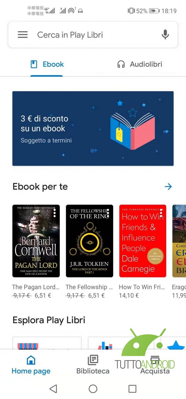 Google Play Libri: funzioni, download e smartphone supportati ...