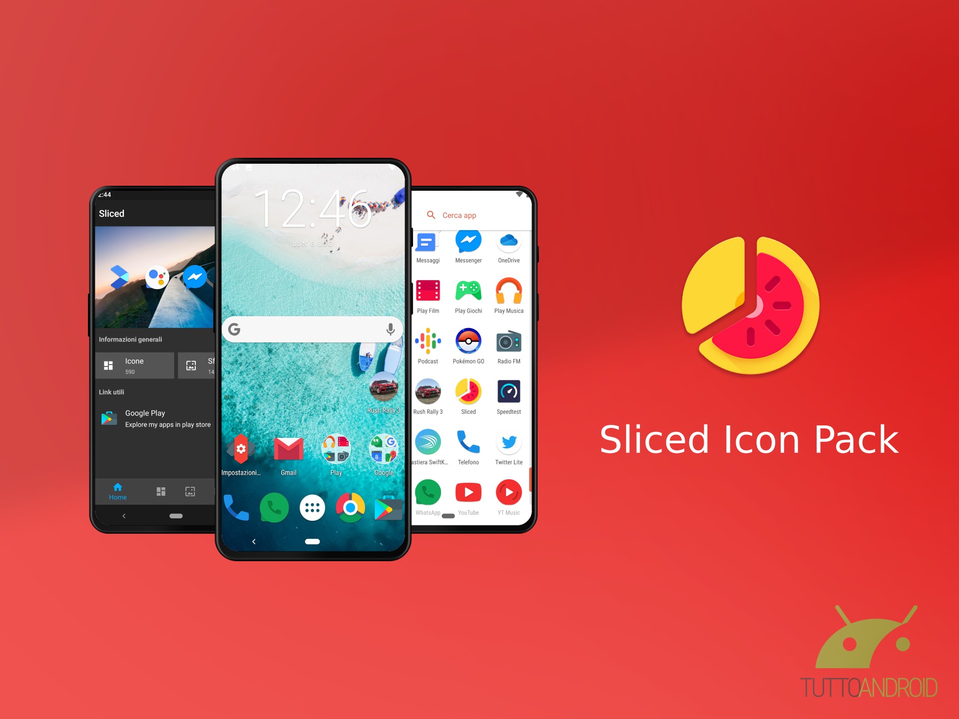 Sliced Icon Pack offre 590 icone per un look vivace e minimale