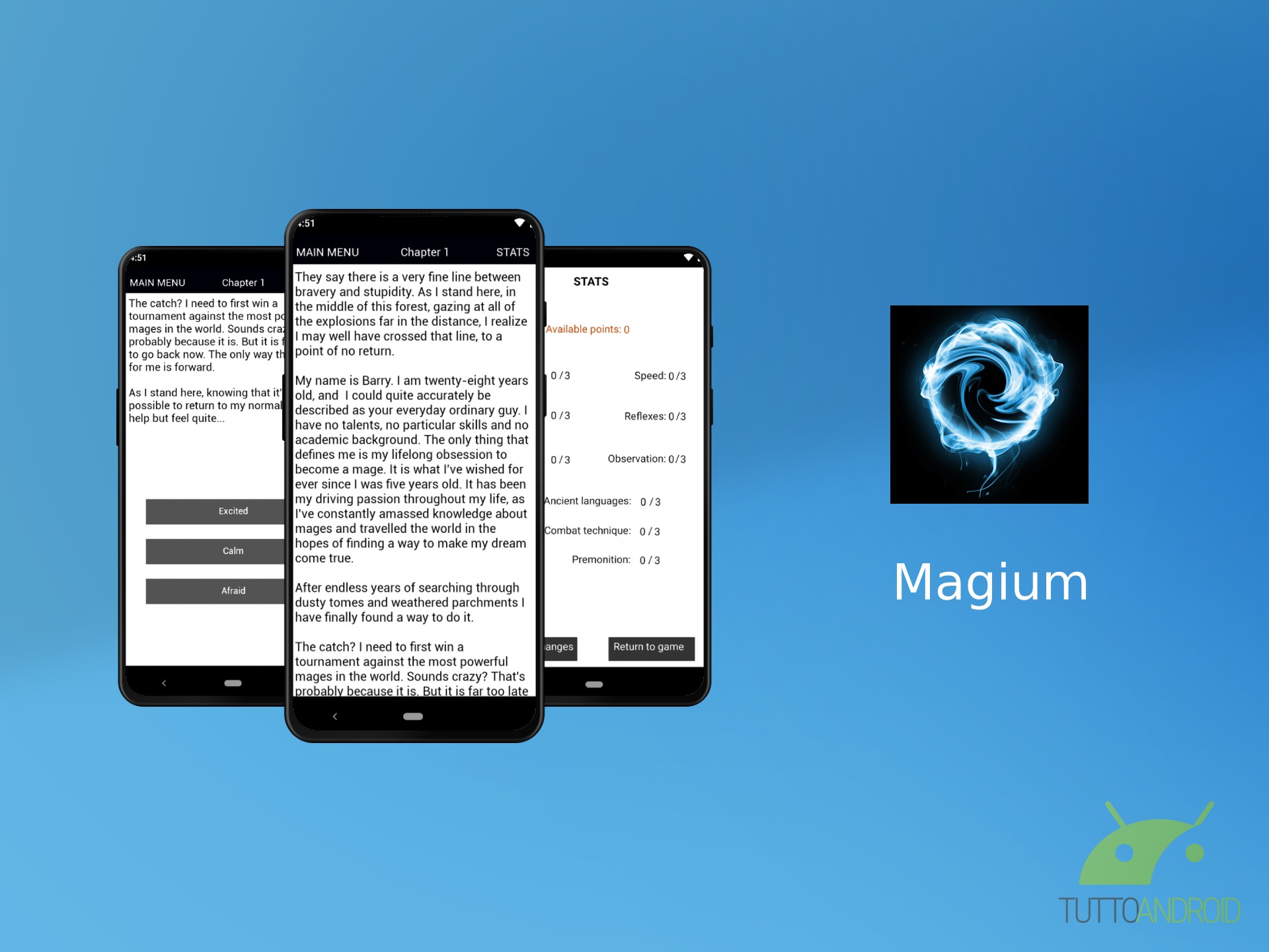 Magium è un'avventura RPG testuale ispirata a Dungeons & Dragons