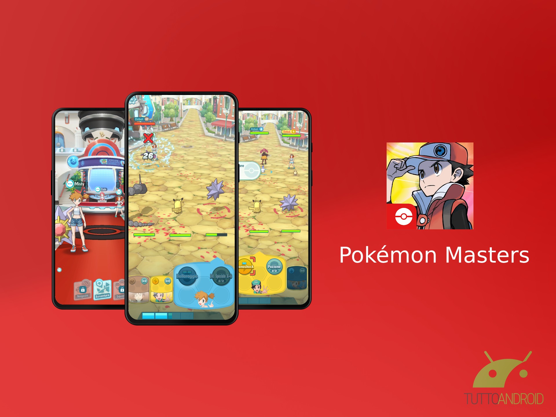 Pokémon Masters arriva sul Play Store con un raduno di allenatori ...